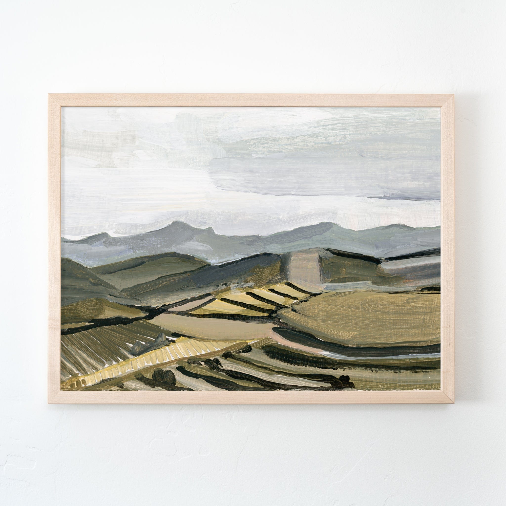 "Blue Mountains" Art Print – LaurieAnne Art